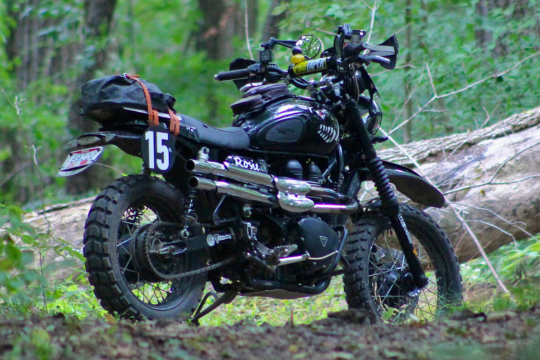 Flying Trumpet: Triumph Scrambler Enduro Racer! – BikeBound