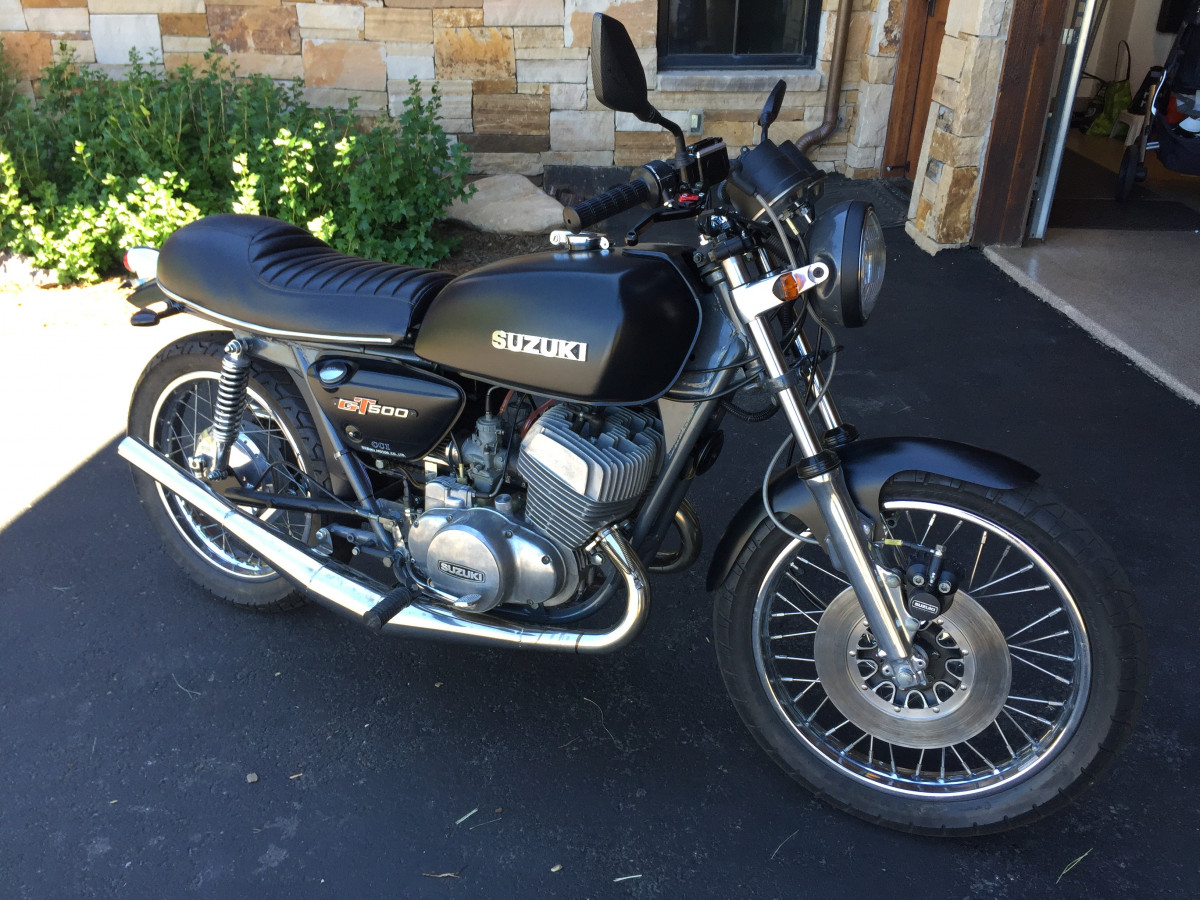 1976 GT500 cafe racer – BikeBound