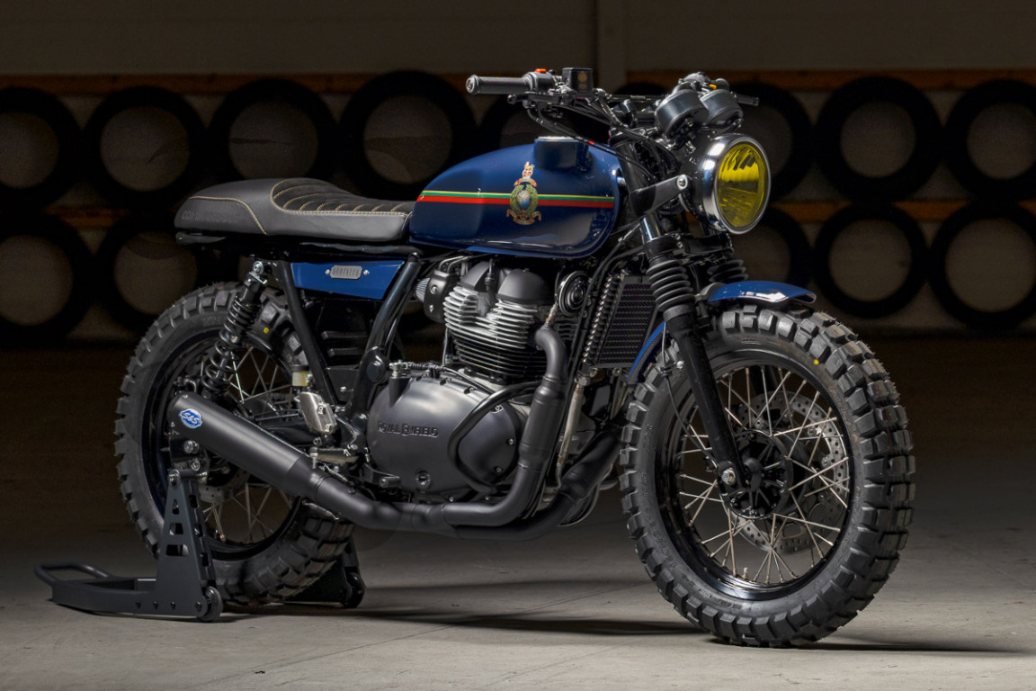 Commando 80 Tribute: Royal Enfield “Bootneck” Interceptor – BikeBound