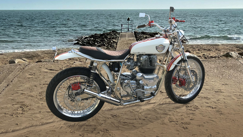 Slay Day Sled: Royal Enfield Super Meteor 700 “Mistral” – BikeBound