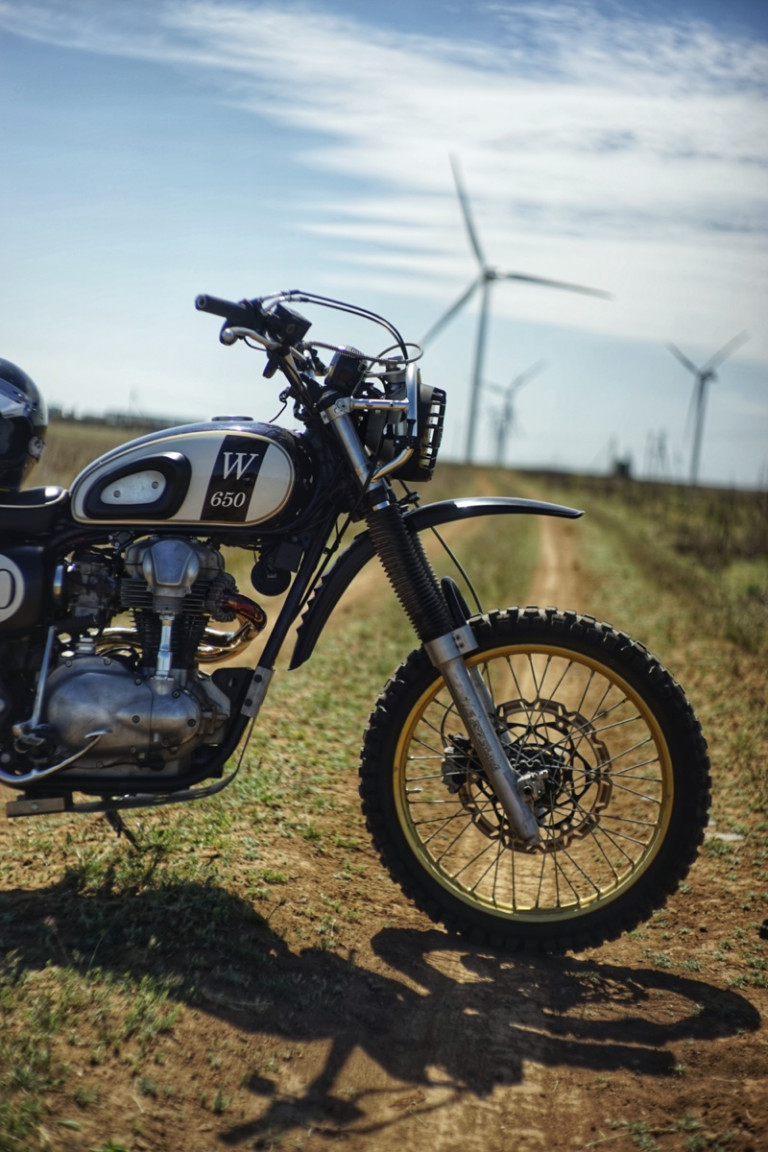 Dirty W650: ’99 Kawasaki W650 Scrambler – BikeBound