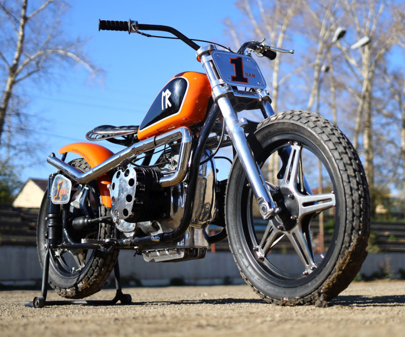 Ural Flat Tracker: 1955 M-72 Flathead Boxer – BikeBound