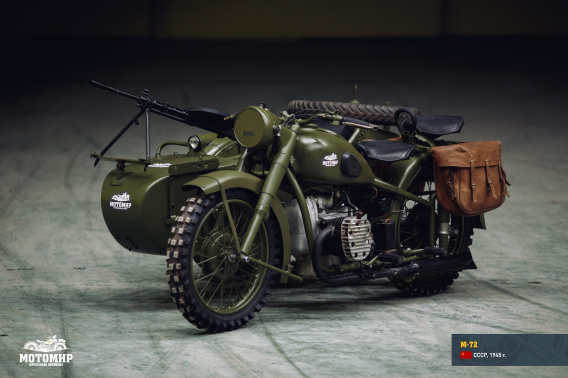 Ural Flat Tracker: 1955 M-72 Flathead Boxer – BikeBound