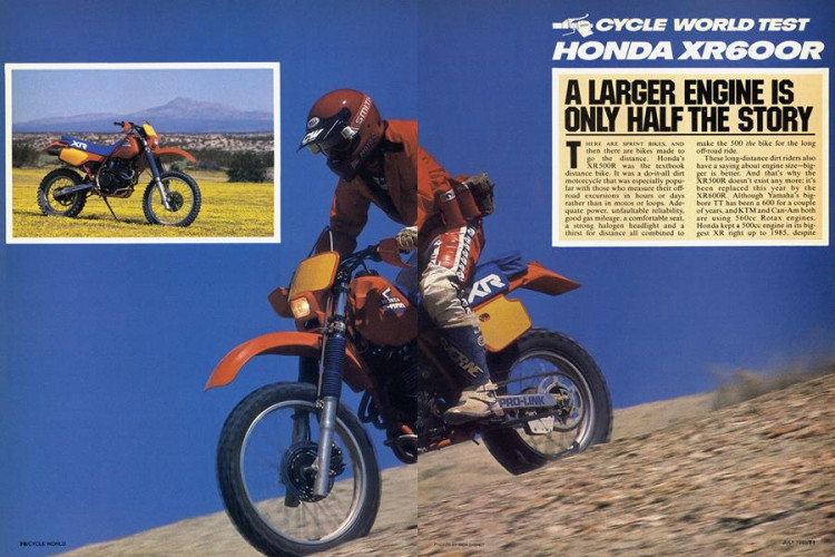 Vinduro Supreme: Restored 1985 Honda XR600R – BikeBound