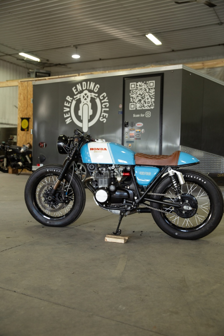 The Graduate: Honda CB400F Café Racer – BikeBound