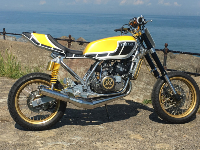 Hooligan’s Dream: Yamaha “RD375LC” Street Tracker – BikeBound
