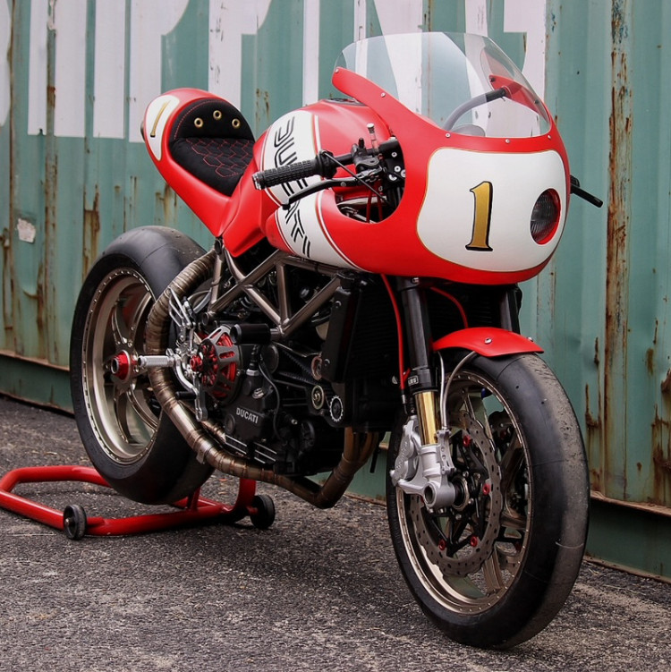 ONESPEED RACER: Ducati Monster S4 Café Racer – BikeBound
