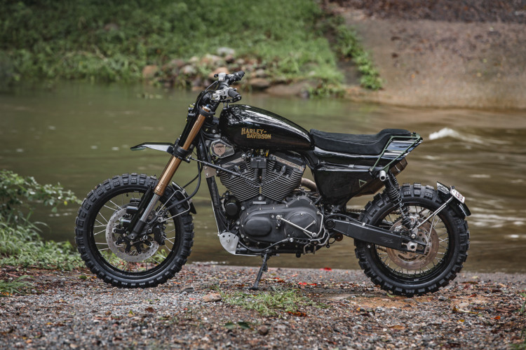 Tasmanian Tractor: Sportster Adventure Scrambler – BikeBound