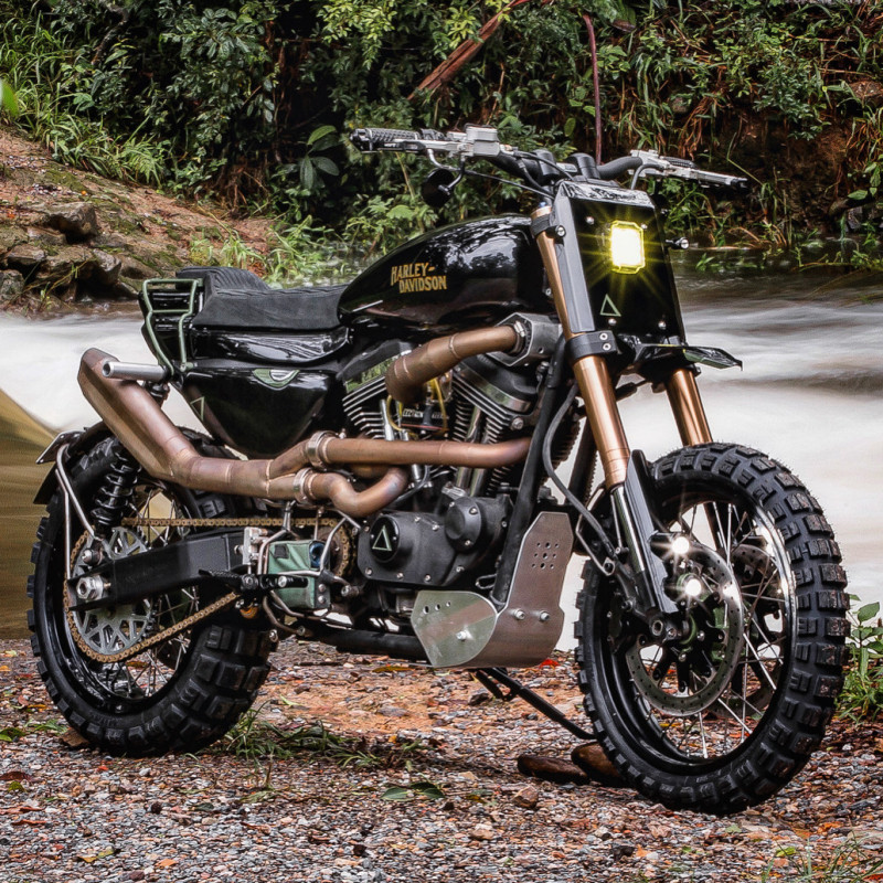 On The Mark: Harley Sportster 1200S Scrambler – BikeBound