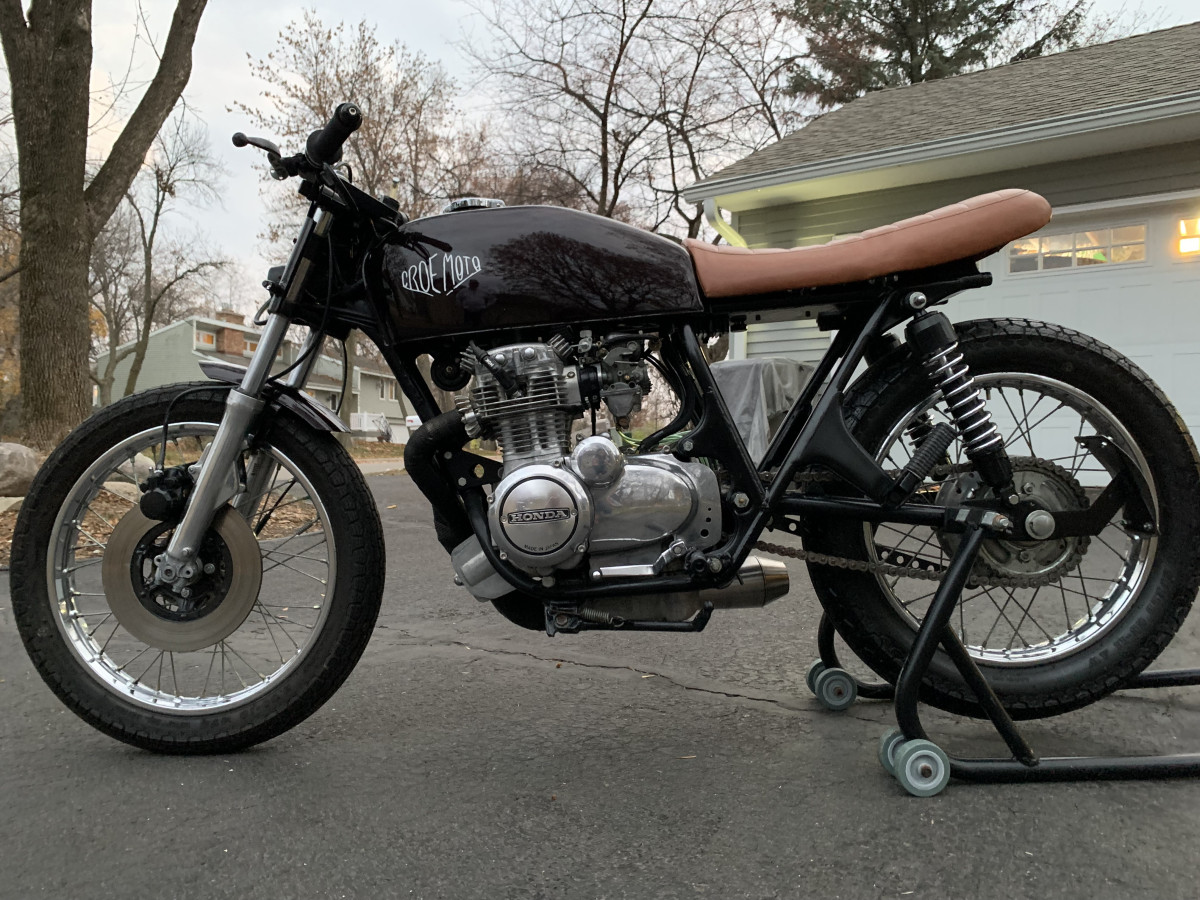 1972 Honda CB350F Custom Cafe Racer – BikeBound