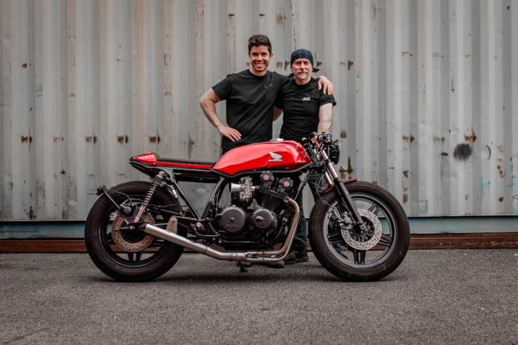 Red Soul Rising: Honda CB750F Café Racer – BikeBound