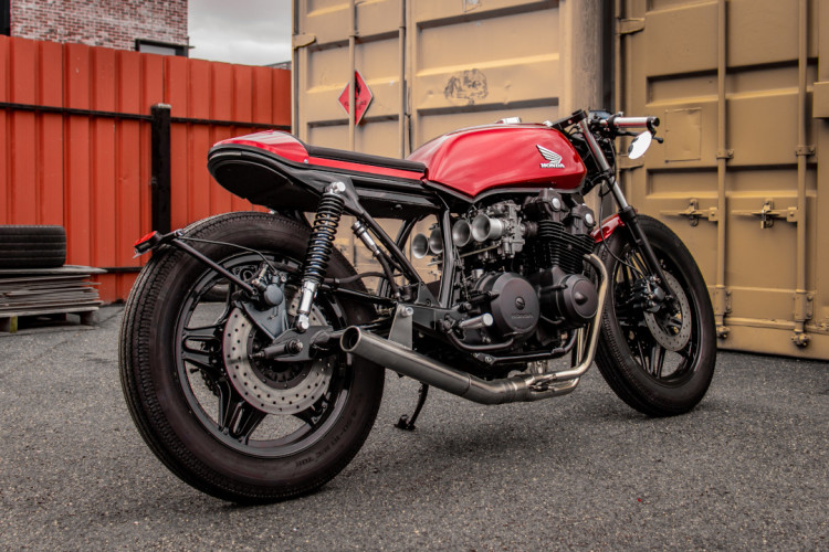 Red Soul Rising: Honda CB750F Café Racer – BikeBound
