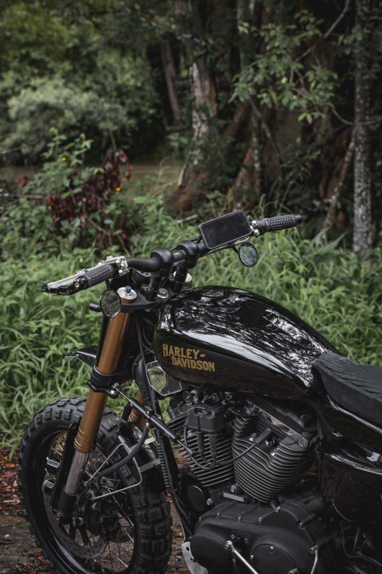 Tasmanian Tractor: Sportster Adventure Scrambler – BikeBound