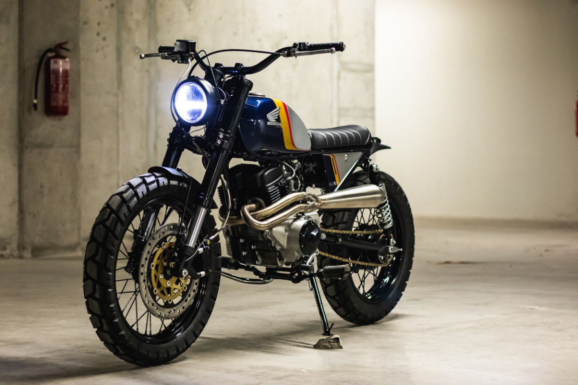 TwinStar Scrambler: Honda CM200T Custom – BikeBound