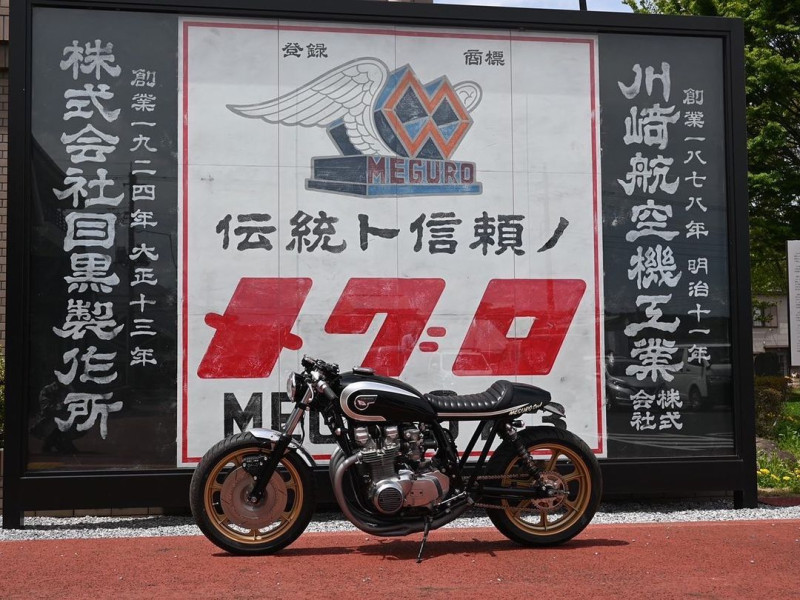 Alternate Reality: Kawasaki-Meguro KZ79SP Raven – BikeBound
