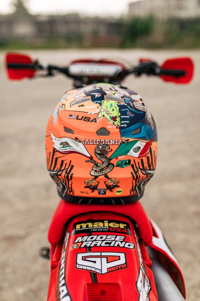 Baja Red: Honda XR628 Desert Racer – BikeBound