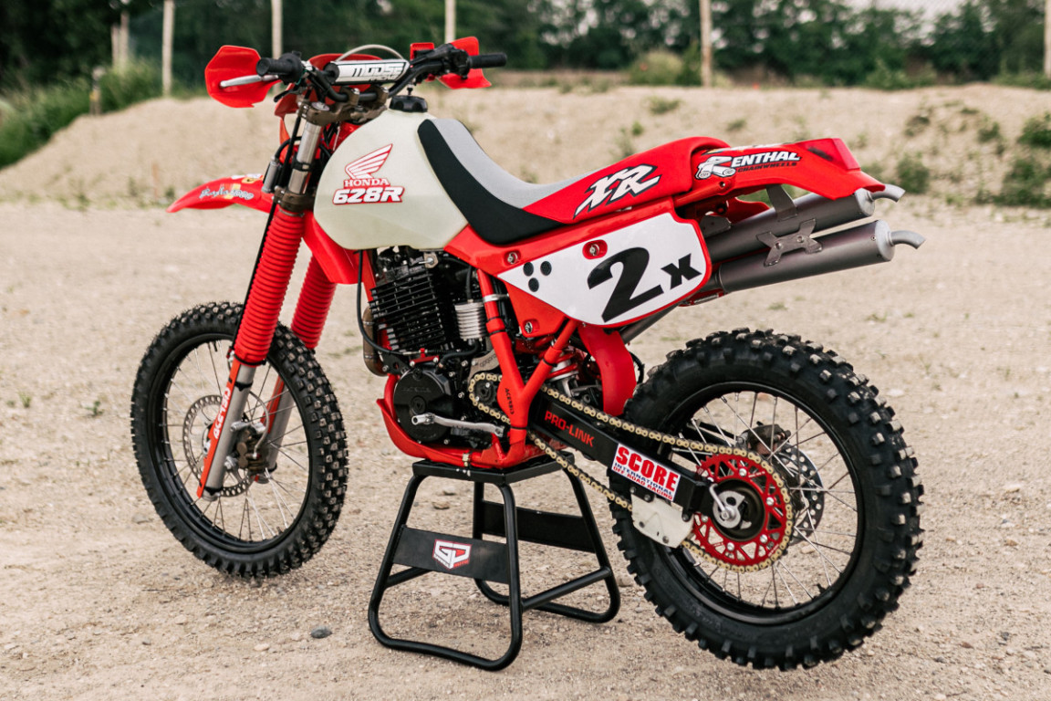 Baja Red: Honda XR628 Desert Racer – BikeBound