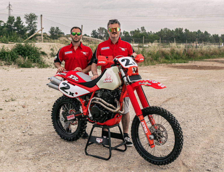 Baja Red: Honda XR628 Desert Racer – BikeBound