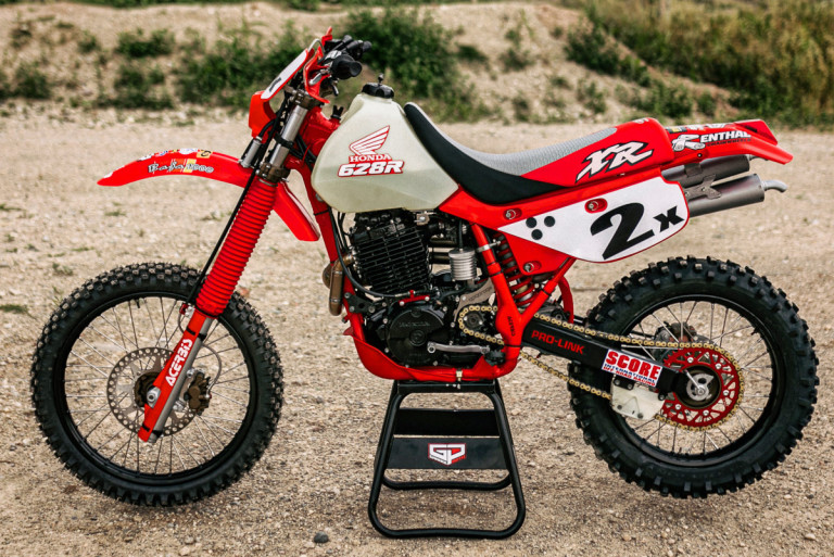 Baja Red: Honda XR628 Desert Racer – BikeBound