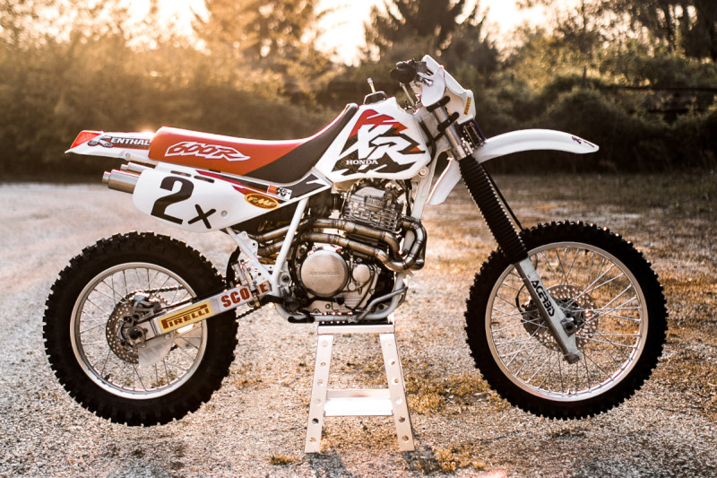 Baja Red: Honda XR628 Desert Racer – BikeBound