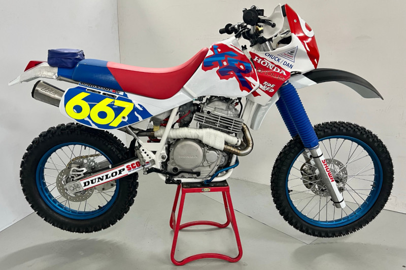 Baja Red: Honda XR628 Desert Racer – BikeBound