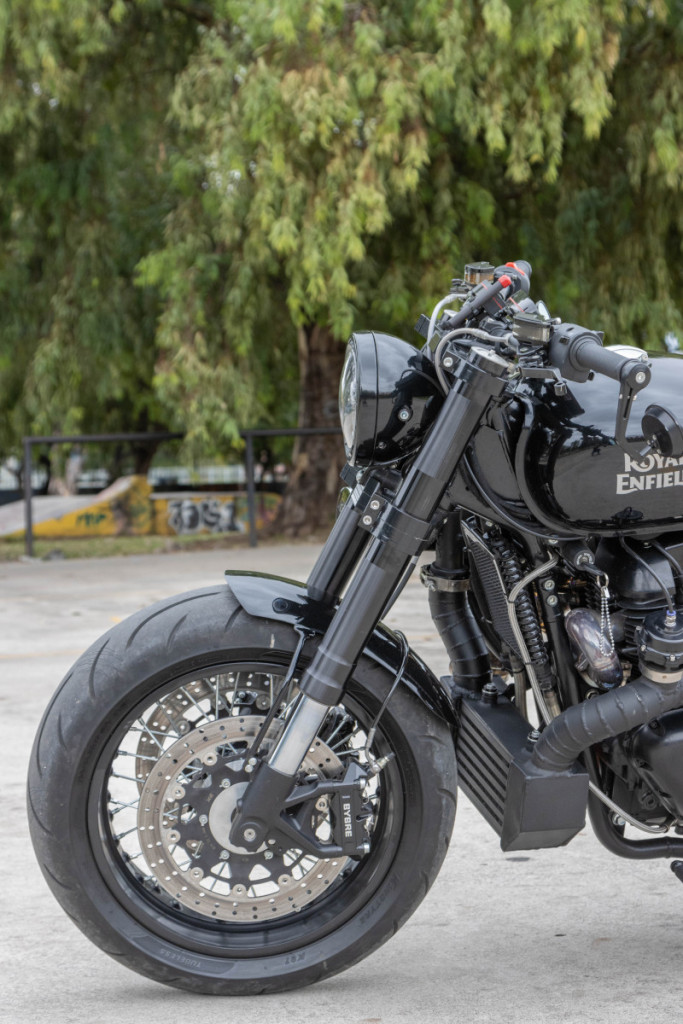 Turbo Interceptor: Turbocharged Royal Enfield 650 Bobber! – BikeBound