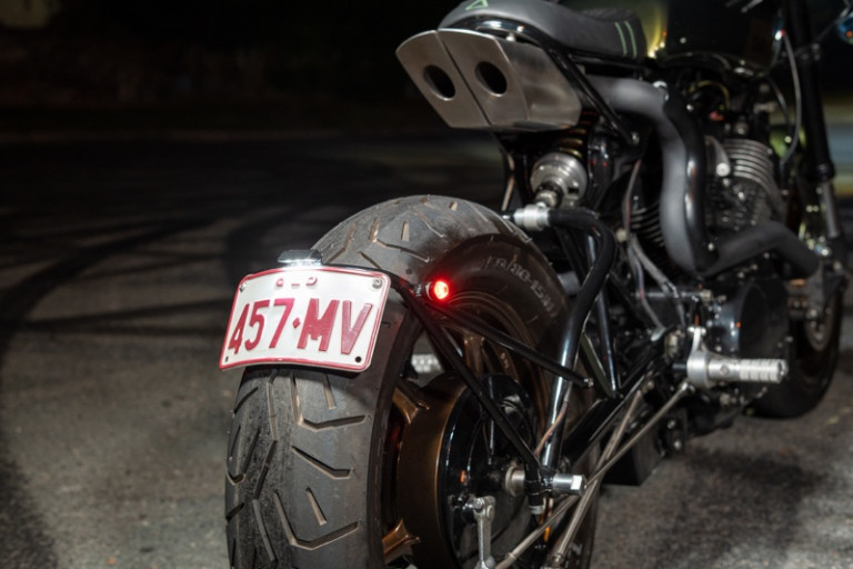 Big Bore Virago: 1050cc Yamaha XV750 Custom Fighter – BikeBound