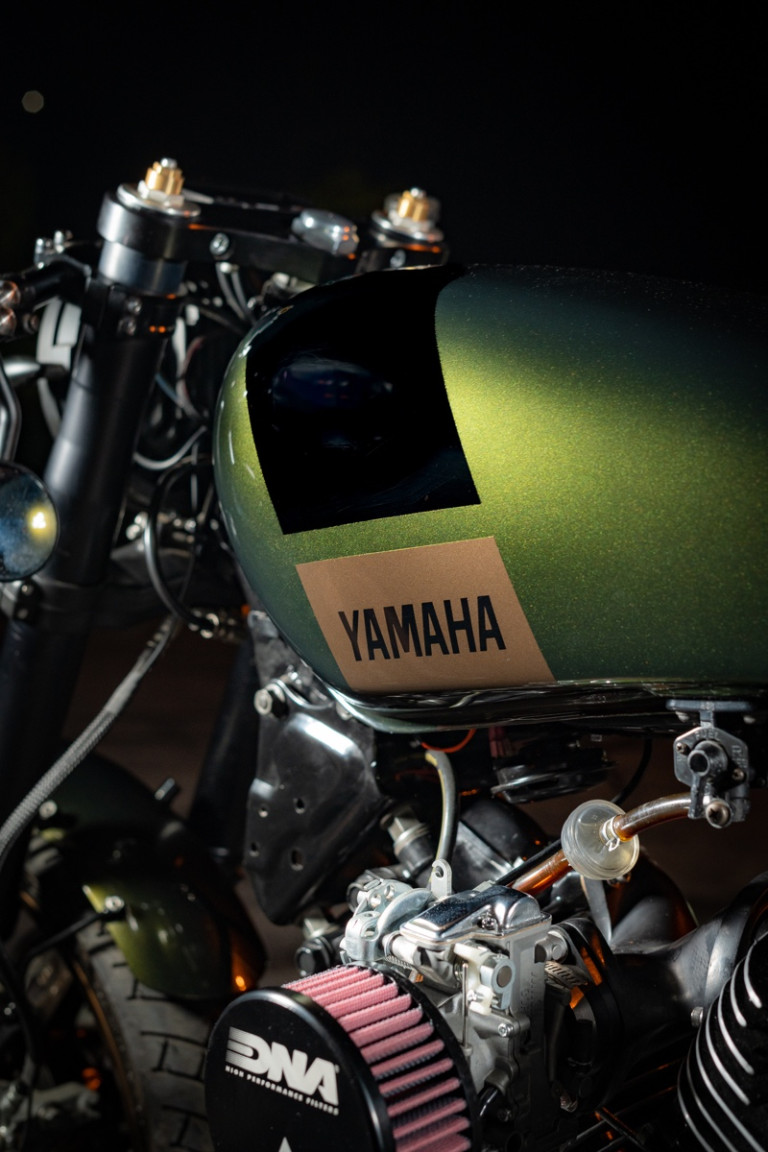 Big Bore Virago: 1050cc Yamaha XV750 Custom Fighter – BikeBound
