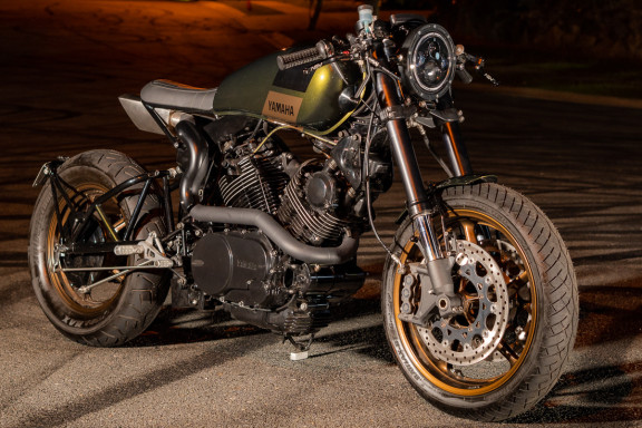 Big Bore Virago: 1050cc Yamaha XV750 Custom Fighter – BikeBound