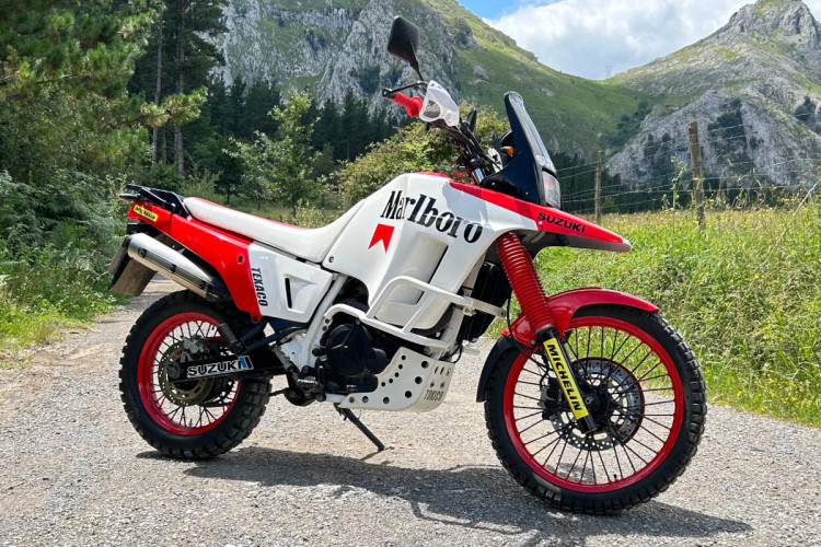 Marlboro Man: Suzuki DR Big Rahier Tribute – BikeBound