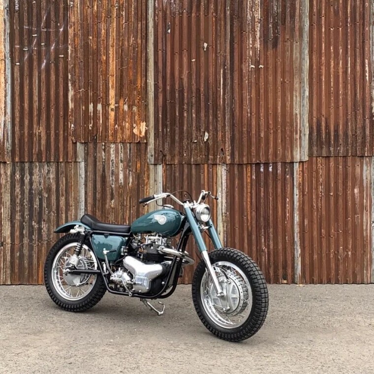 Baby Buffalo: Kawasaki Meguro 650 Scrambler – BikeBound