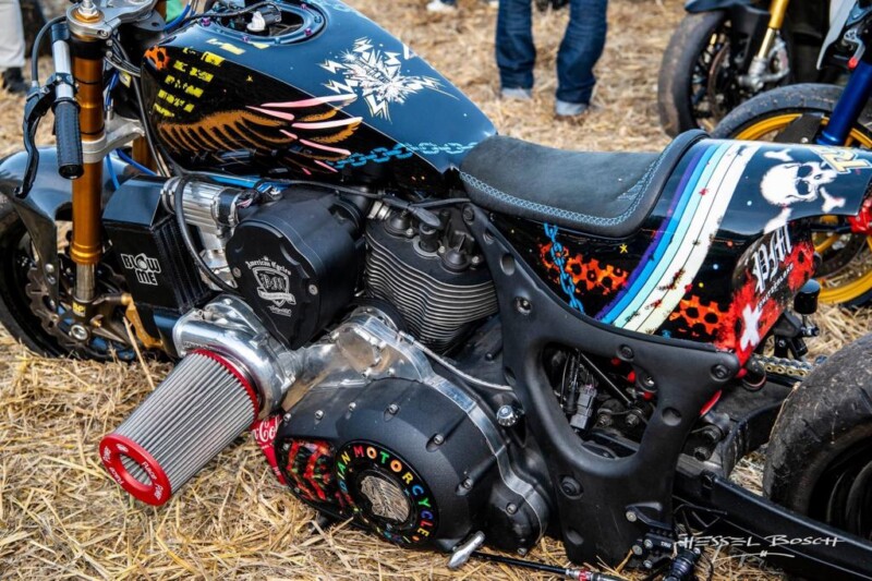2Crazy: Supercharged Indian Chieftain Drag Bike! – BikeBound