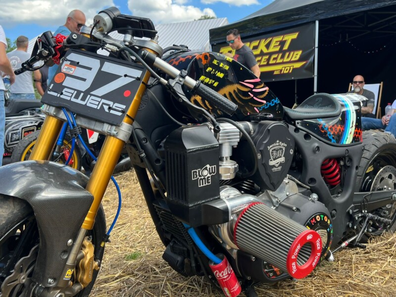 2Crazy: Supercharged Indian Chieftain Drag Bike! – BikeBound