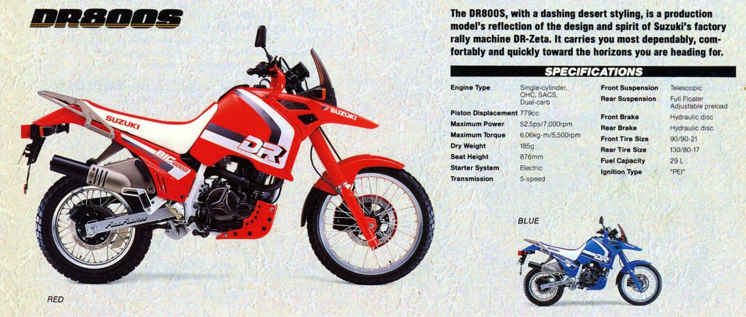 Big Suzy: Suzuki DR800 Big Scrambler – BikeBound