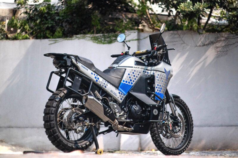 Blue Camel: Yamaha MT-25 Adventure Bike – BikeBound