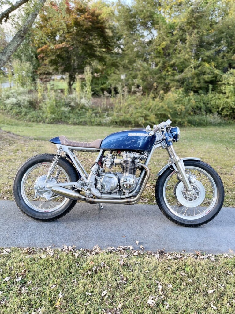 The Perfect Café Racer: Honda CB550 “Sapphire” – BikeBound