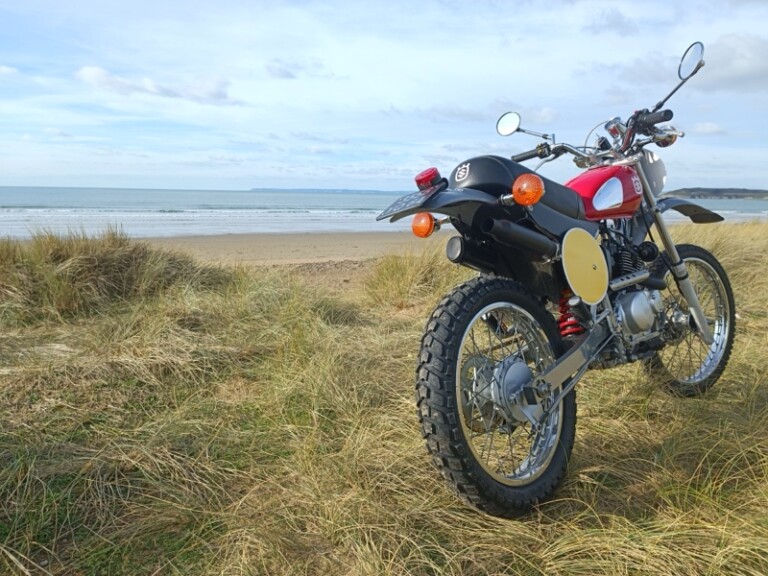 On Any Suzusky: Suzuki DR125 Scrambler – BikeBound