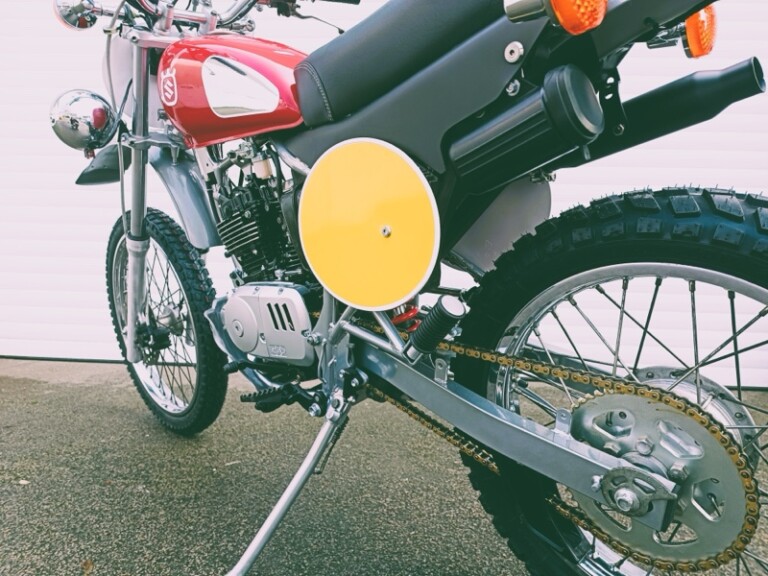 On Any Suzusky: Suzuki DR125 Scrambler – BikeBound