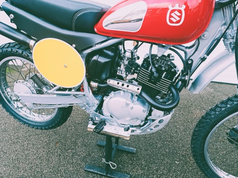 On Any Suzusky: Suzuki DR125 Scrambler – BikeBound