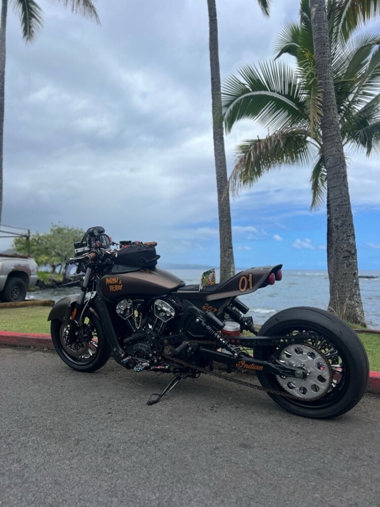 Rough & Ready: “World’s Quickest Indian Streetbike” – BikeBound