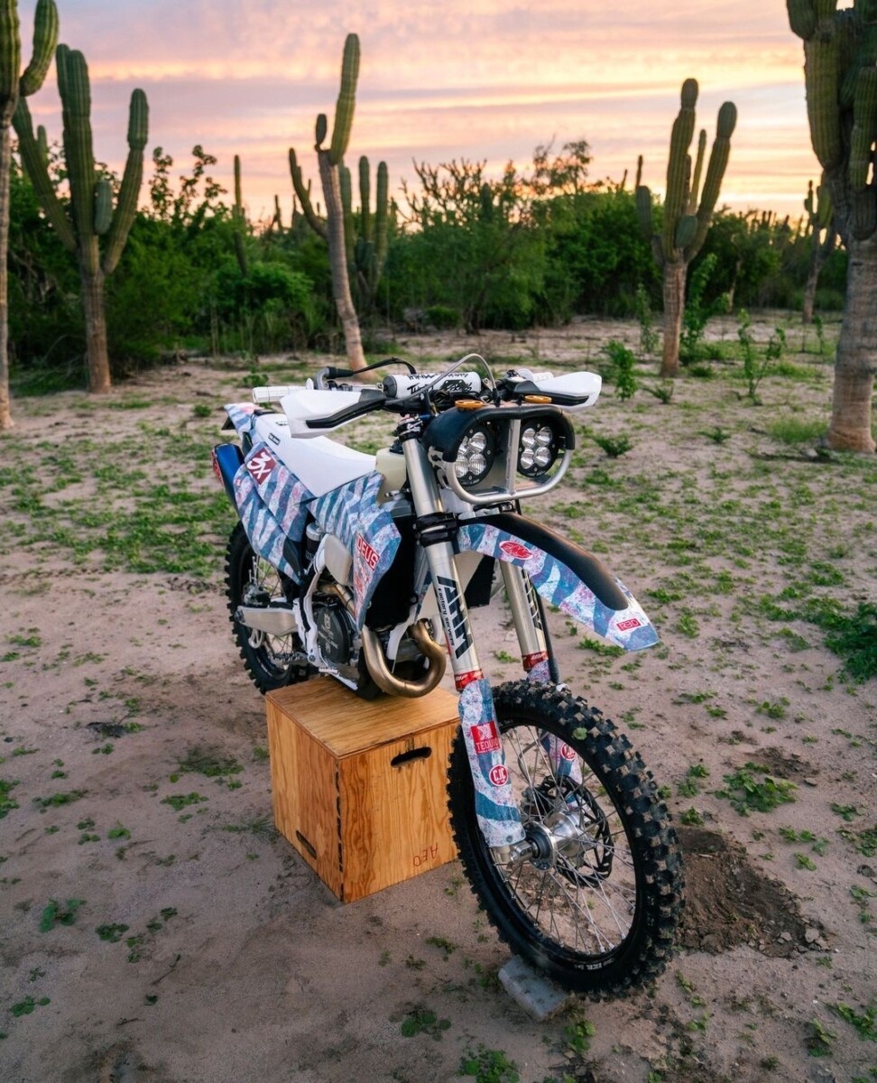 Beyond the Line: Husqvarna FE 450 Baja Racer – BikeBound