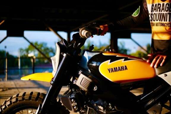 HELLA: Yamaha XSR155 Scrambler – BikeBound