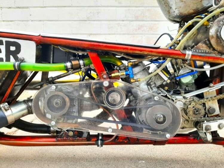 HOMEWRECKER: Supercharged Kawasaki KX100 Land Speed Racer – BikeBound