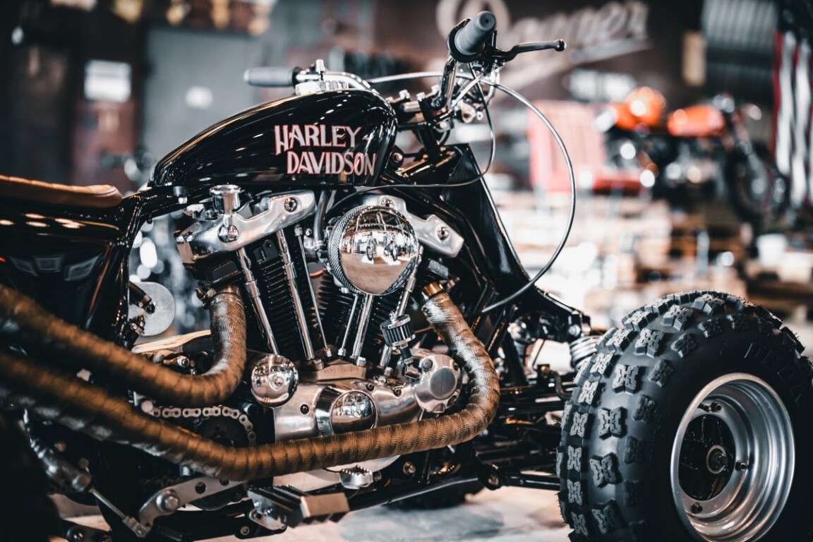 Psychobilly Quad: A Harley Ironhead Four-Wheeler! – BikeBound