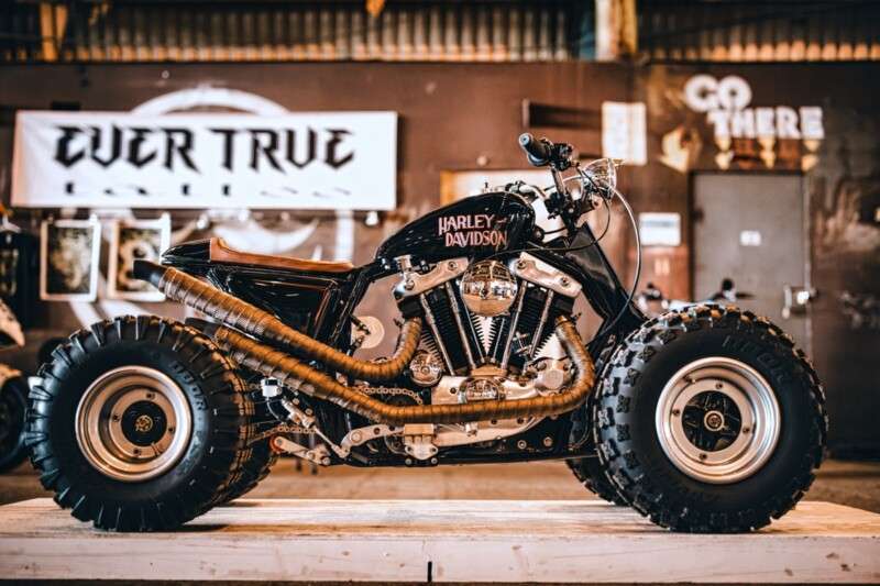 Psychobilly Quad: A Harley Ironhead Four-Wheeler! – BikeBound