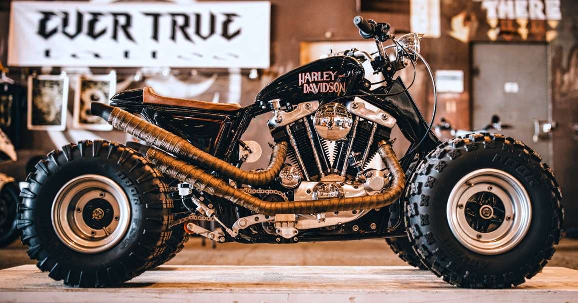 Psychobilly Quad: A Harley Ironhead Four-Wheeler! – BikeBound