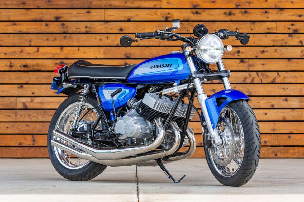 Resurrecting a Legend: Kawasaki H1 Mach III Custom – BikeBound
