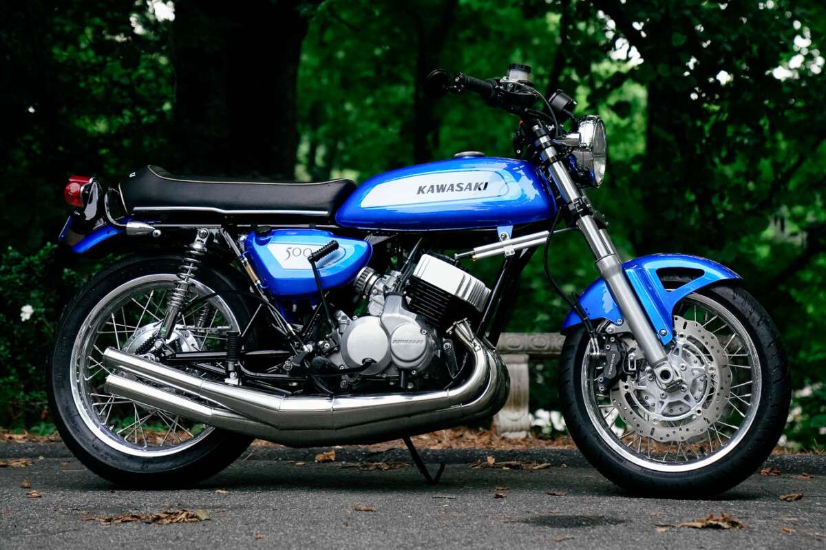 Resurrecting a Legend: Kawasaki H1 Mach III Custom – BikeBound