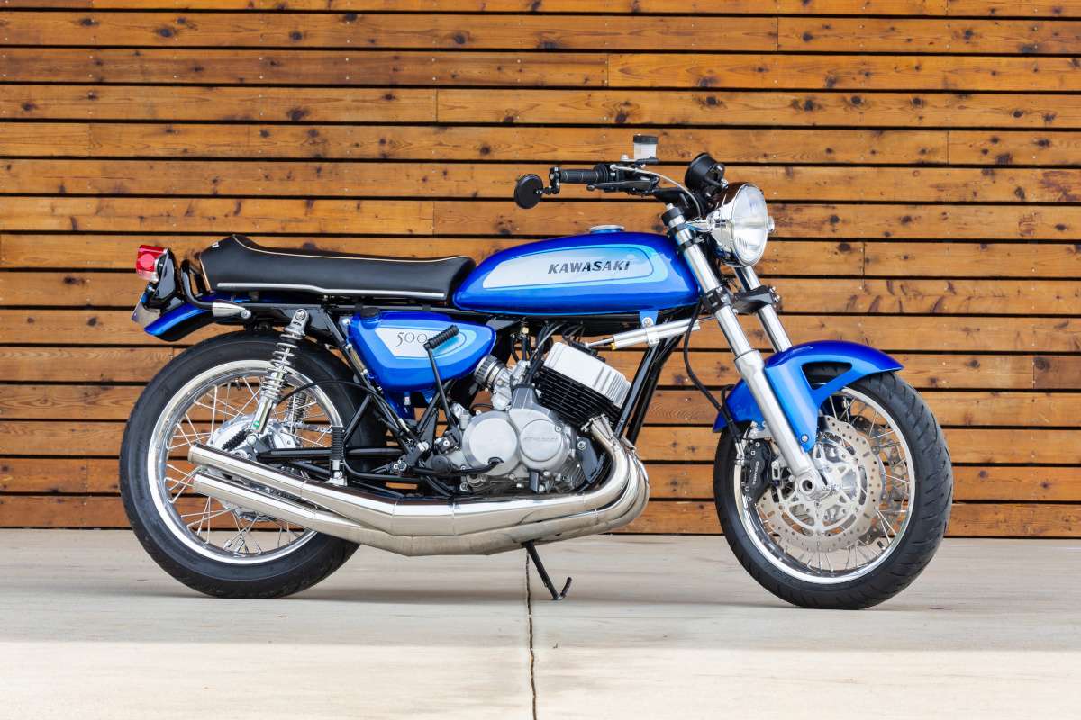 Resurrecting a Legend: Kawasaki H1 Mach III Custom – BikeBound