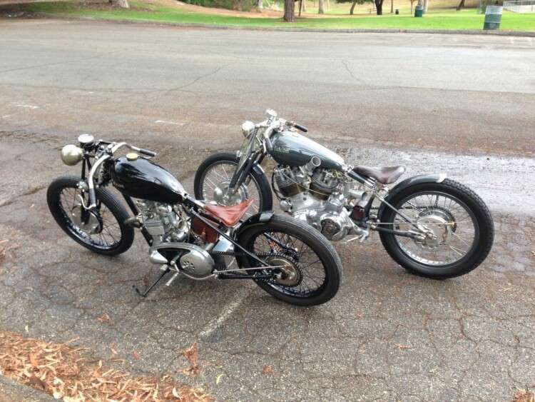 The Black Falcon: Vincent Black Shadow Custom – BikeBound